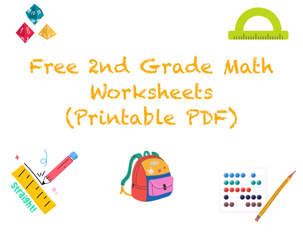 Free 2nd Grade Math Worksheet Packet (Printable PDF) – Play Planners
